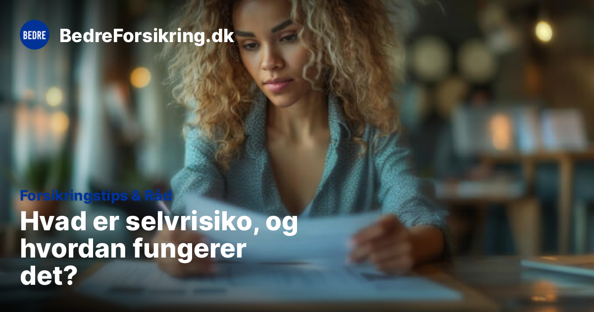 Hvad er selvrisiko, og hvordan fungerer det? | Forsikringstips & Råd